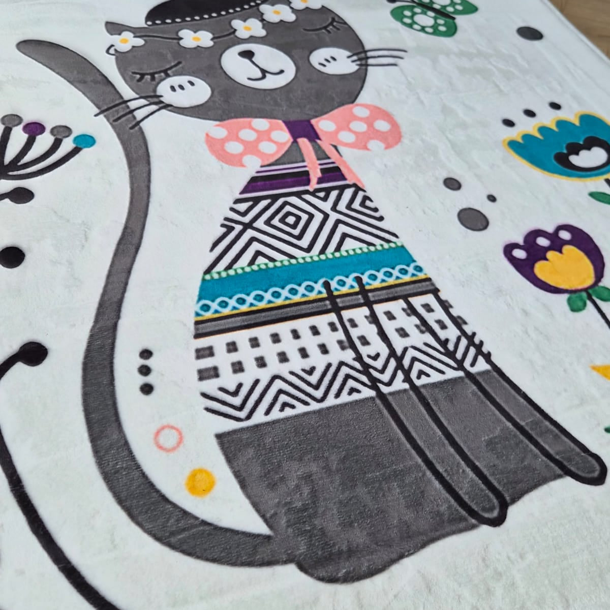 Kids Cat Floor Rug - mrrugs.com.au