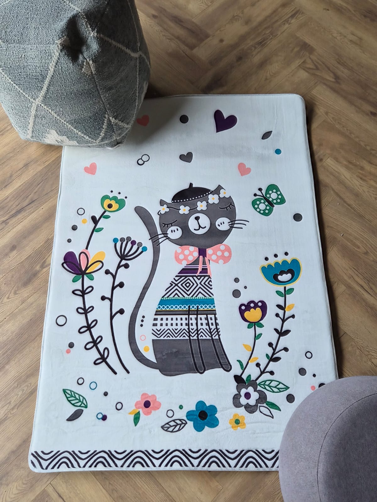 Kids Cat Floor Rug - mrrugs.com.au