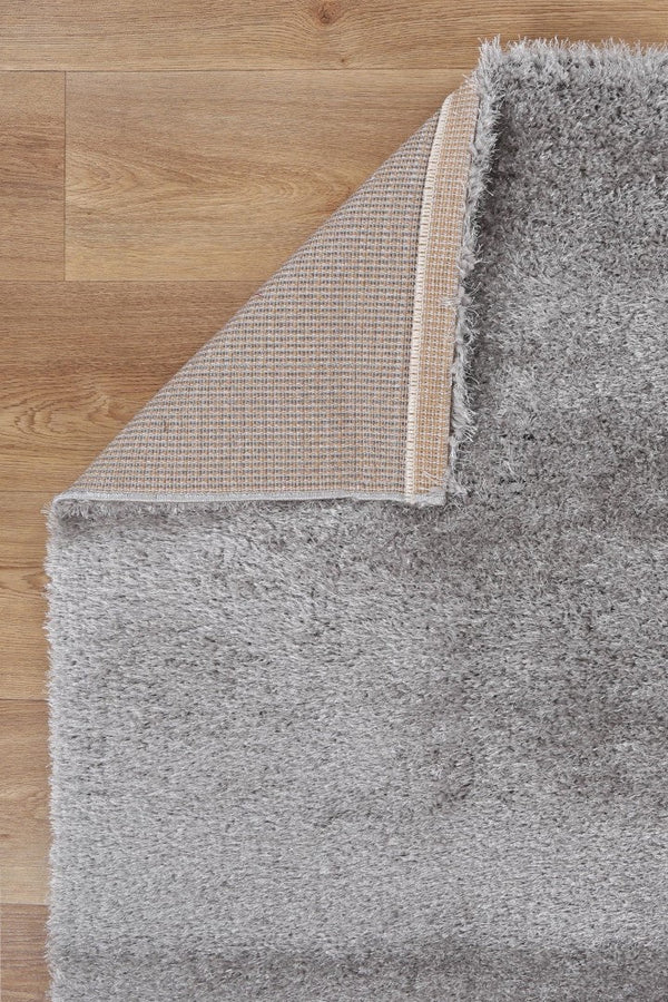 Puffy soft Shaggy silver rug - mrrugs.com.au