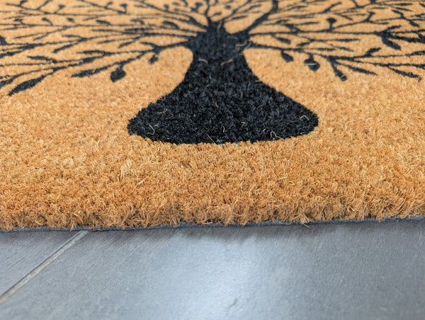 Outdoor Coir Mat - Tree of Life 45 x 120 cm - mrrugs.com.au